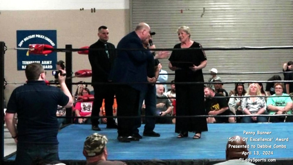 DEBBIE COMBS PRESENTED WITH THE PENNY BANNERSPIRIT OF EXCELLENCE AWARD ...